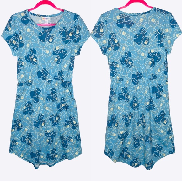 LuLaRoe | Dresses | Lularoe Girls Mae Dress In Disney Minnie Mouse ...